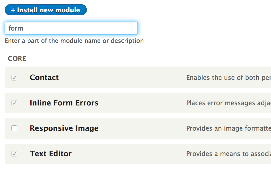 Pp 1 Enable The Inline Form Errors Module In The Standard Install Profile 2915899 5275